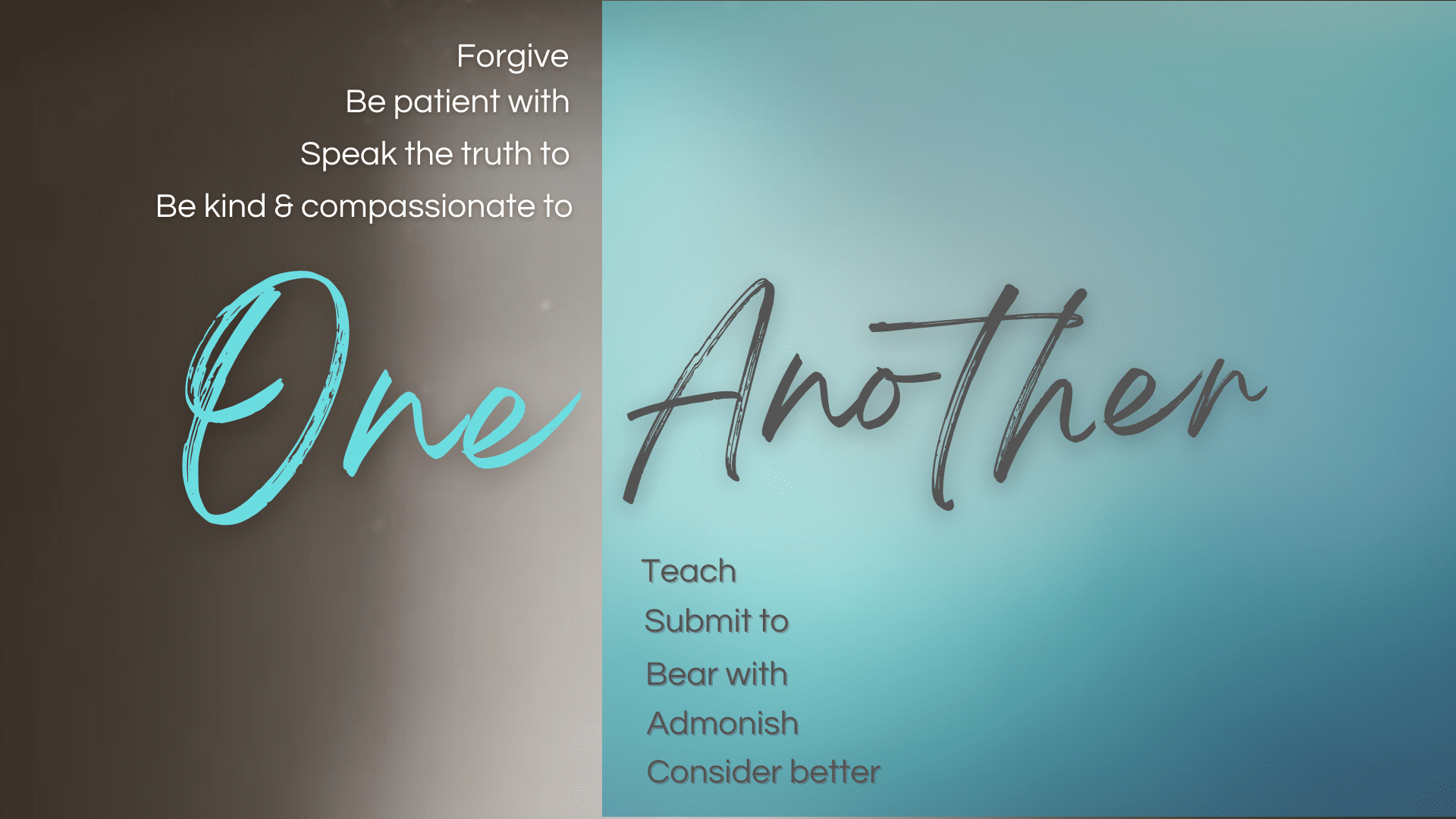 One Another | Community Life Church